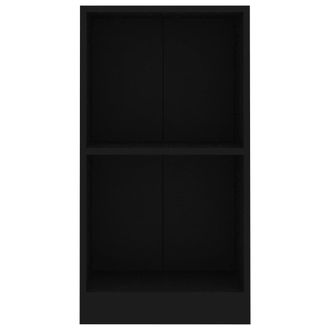 Generic B&uuml;cherregal, Modernes, Minimalistisches Offenes Lagerregal, Ausstellungsregal f&uuml;r Wohnzimmer, B&uuml;ro und Schlafzimmer (Schwarz 01)