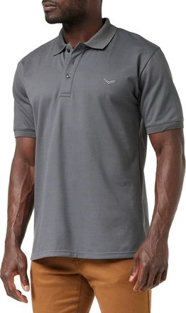 Trigema Herren Poloshirt 621601, Gr. Small, Grau (anthrazit 018)
