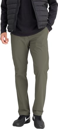 Dockers Mens Go Airweave Chino Slim Active Pants, Tea Leaf, 38W/32L