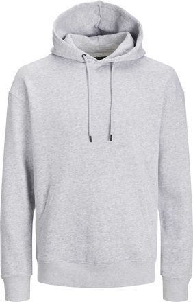 Jack & Jones Jack & Jones Herren Jjestar Basic Sweat Hood Kapuzenpullover, Light Grey Melange, XXL EU