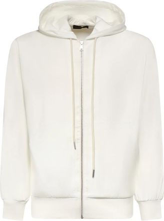 Giuliano Galiano Homme, Sweatshirts et sweats &agrave; capuche, Beige, Taille: S Felpa zip e cappuccio