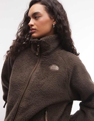 The North Face Osito Evolve Rei&szlig;verschlussjacke in Dunkelbraun