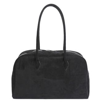 Generic Sac &agrave; bandouli&egrave;re en faux su&egrave;de pour femmes, sac carr&eacute; r&eacute;tro avec poign&eacute;e sup&eacute;rieure, id&eacute;al travail, voyages, usage quotidien