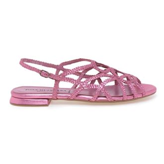Pons Quintana Geflochtene Ledersandale - - Shoes - Damen - Rosa - 37 EU