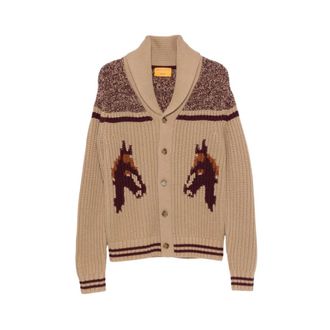 Guest In Residence Rodeo Cardigan - - Knitwear - Herren - Beige - 2XS