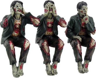 Nemesis Now Figur aus Kunstharz, 10 cm, Grün, Einheitsgröße, Zombie-Motiv