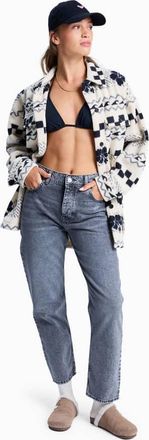 Roxy Patti - Jean droit - Gris moyen