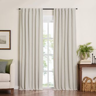 Elrene Home Fashions Harrow Fenstervorhang, einfarbig, 132,1 x 213,4 cm, Natur
