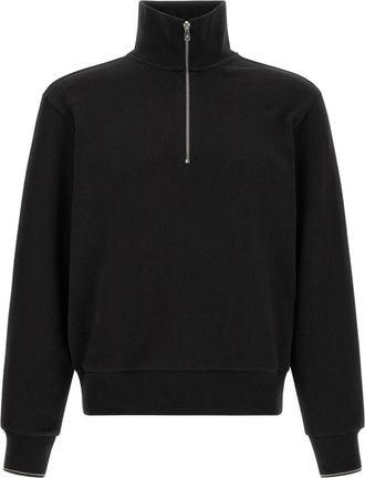 HUGO BOSS Sweat 1 Half Zip Sweatshirt - - Sweatshirts & Hoodies - Herren - Schwarzk - S