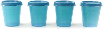 Tupperware Kühlschrank Wichtel 50 ml (4) dunkeltürkis Dose Kräuter Becher Behälter