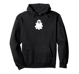 Trendy Apparel Halloween Spooky Ghost Pocket Stay Spooky Pullover Hoodie