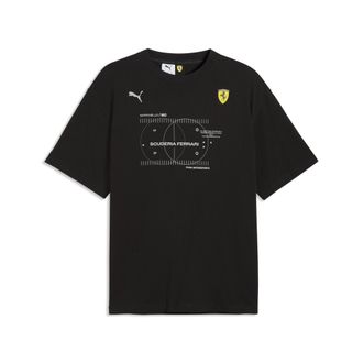 Puma Scuderia Ferrari Premium T-Shirt Herren, Accessoires, Schwarz, XXL