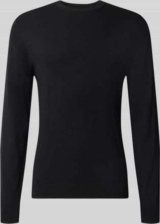 Mc Neal Strickpullover mit geripptem Rundhalsausschnitt