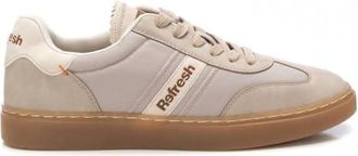 Refresh Sneakers Femme Taupe - Chaussures Confortables et polyvalentes - Mode d&eacute;contract&eacute;e - Mod&egrave;le 17243304 (Taille37)
