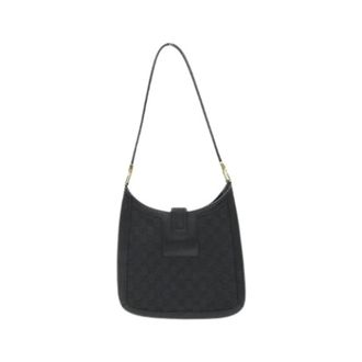 Gucci Sac bandouli&egrave;re GG Canvas Pre-owned - Femme - Pre-owned - Noir - Taille: ONE Size