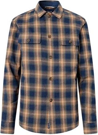 Fa&ccedil;onnable Chemise droite &agrave; carreaux en coton