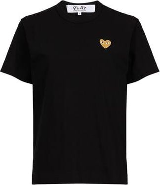 Comme Des Gar&ccedil;ons T-shirt droit patch coeur en coton