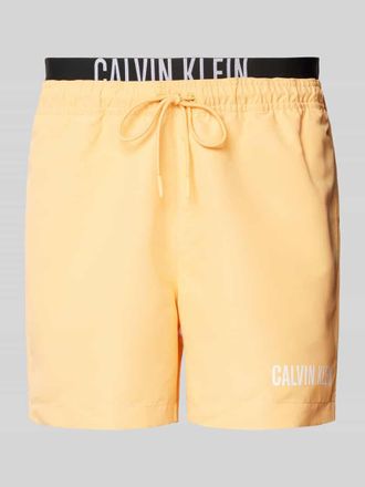 Calvin Klein Underwear Badehose mit elastischem Label-Bund