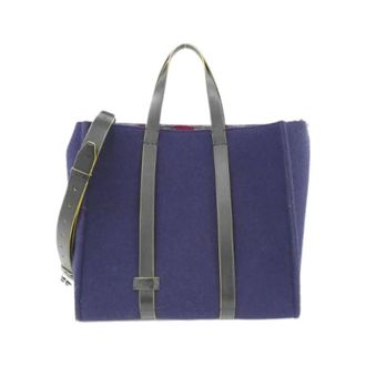 Fendi Pre-owned Filz-Tragetasche - - Pre-owned - Damen - Blau - ONE SIZE