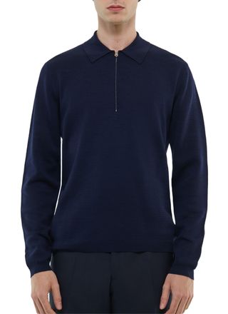 Fursac Polo en maille de coton merceris&eacute; - Taille L - Homme