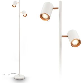 B.K.Licht B.k.licht - Stehlampe Stehleuchte Standleuchte Leselampe Schwenkbar Wohnzimmer Schalter