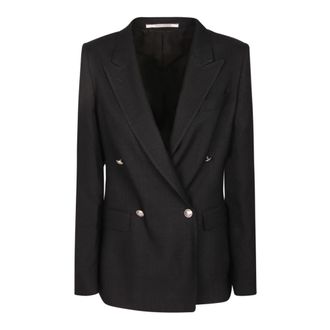 Tagliatore Viskose Blazer - - Jackets - Damen - Schwarzk - L