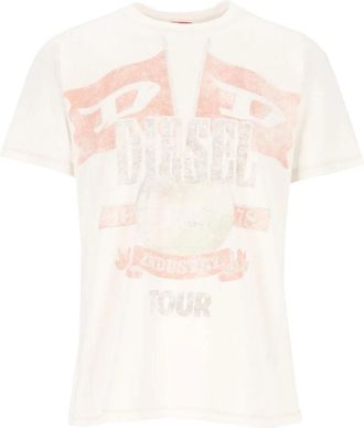 Diesel T-Normes-Hmbp T-Shirt - - Tops - Herren - Wei&szlig; - L