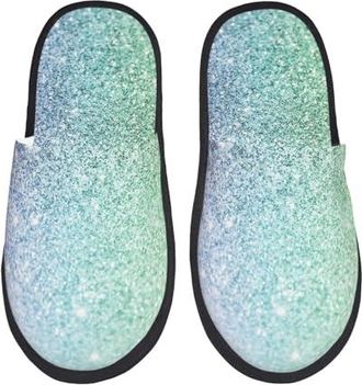 Generic Pantoufles DH&ocirc;tel Magnifiques Paillettes Unisexe Fourrure Pantoufles Doux Maison Slippers Pour Automne Invit&eacute; Femmes L