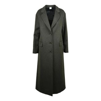 Aspesi Langer Mantel - - Coats - Damen - Gr&uuml;n - M