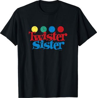 Twister Vintage Retro Twister Sister Classic Game Logo T-Shirt