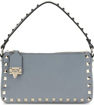 Valentino Garavani Small Rockstud Grained Shoulder Bag
