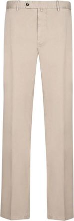 Dell'Oglio Homme, Pantalons, Beige, Taille: 2XL Pantalon &agrave; passants de ceinture