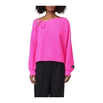 Msgm Msgm, Damen, Strickwaren, Rosa, LGröße