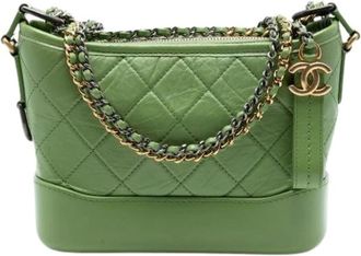 Chanel Pre-owned Gabrielle Shoulder Bag - Femme - Pre-owned - Vert - Taille: ONE Size