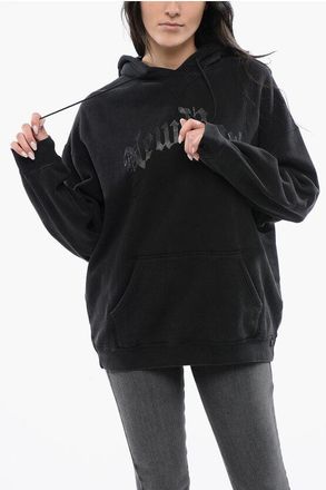 R13 Oversized NEW YORK Hoodie with Ton Sur Ton Print size Xs