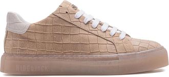 Hide & Jack Crocodile-embossed Sneakers