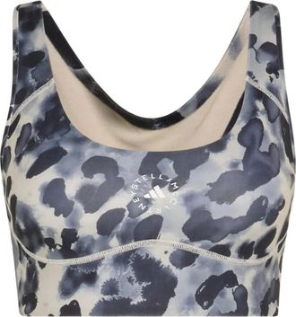 adidas by Stella McCartney Femme, Sport, Multicolore, Taille: 42 FR Leopard Print Sports Bra