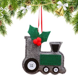 Generic Weihnachtsornamente aus Stoff - zum Aufh&auml;ngen, Weihnachtsbaumschmuck - f&uuml;r Innen und Au&szlig;en Haus Auto Dekoration Fenster Zubeh&ouml;r Foto