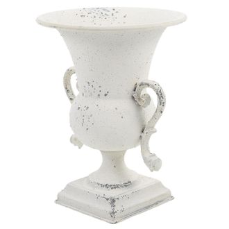 Supvox Vintage Blumentopf aus Eisen Kompakte Metallvase f&uuml;r Trockenblumen Wetterfeste Dekovase f&uuml;r Zuhause und Caf&eacute;