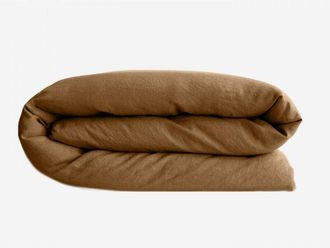 Vent du Sud Vent Du Sud - Bettdeckenbezug Palace 100% gef&auml;rbte, gewaschene Baumwolle Palace Cognac - Bettdeckenbezug 260 x 240 cm - Palace Cognac