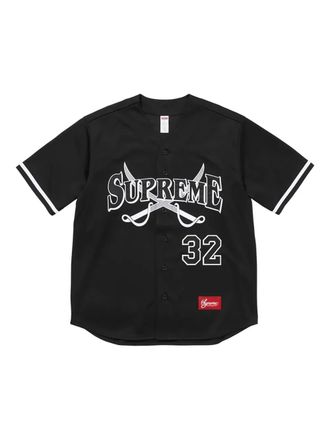 SUPREME t-shirt Swords Baseball - Noir