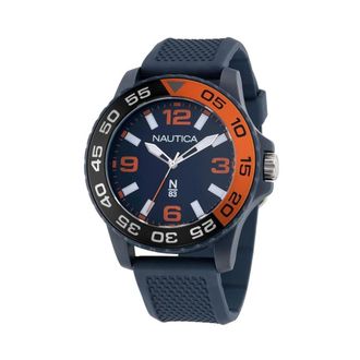 Nautica Homme, Accessoires, Noir, Taille: ONE Size Montre Analogique Quartz