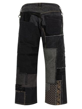 Junya Watanabe Patchwork Jeans - Black