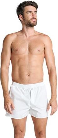 Jockey Boxer - Homme - Blanc - Blanc - Large