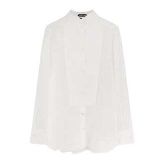 Tom Ford Baumwollhemd - - Blouses & Shirts - Damen - Wei&szlig; - XS