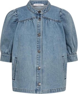 Co'Couture Femme, Blouses et Chemises, Bleu, Taille: 44 FR Blouses