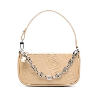 by FAR Casual Leder Schultertasche in Beige - - Bags - Damen - Beige - ONE SIZE