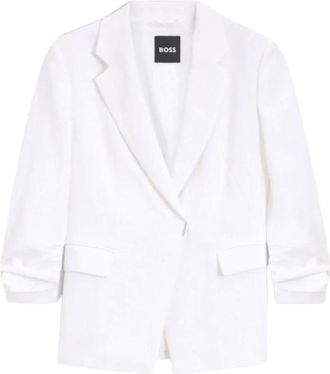HUGO BOSS Femme, Vestes, Blanc, Taille: 40 FR Blazer