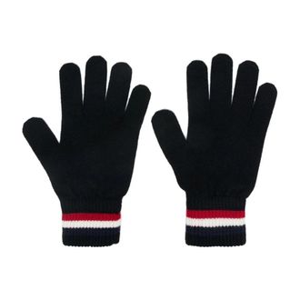 Moncler Tricolor Wollhandschuhe - - Accessories - Herren - Schwarzk - XL