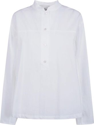 STUDIO NICHOLSON Femme, Blouses et Chemises, Blanc, Taille: 38 FR Vega Shirt